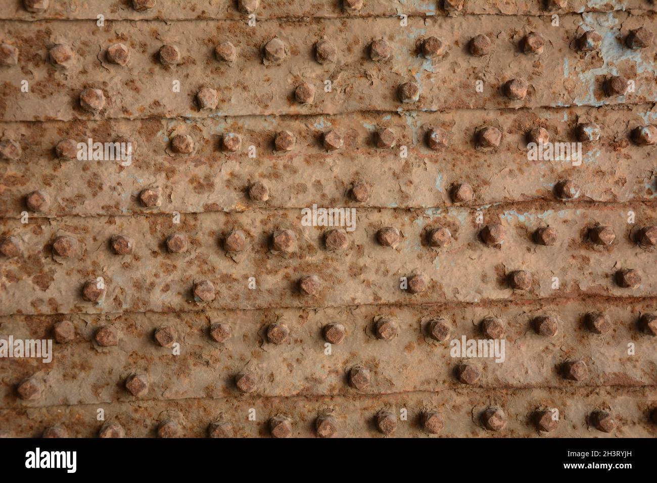 Part of old metal gates with cast patterns detail. Texture of the old ...