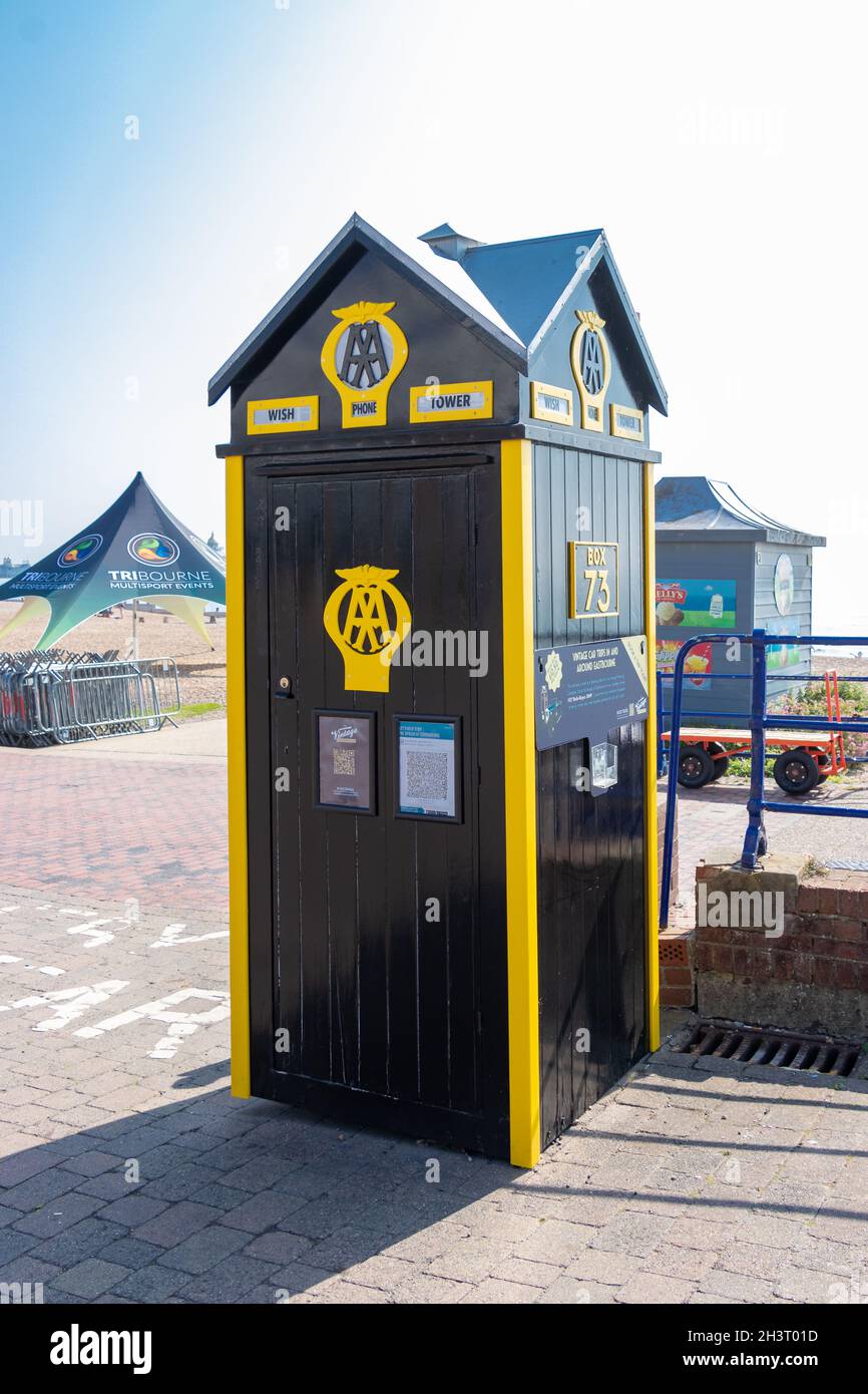 Old automobile association telephone box hi-res stock photography and ...