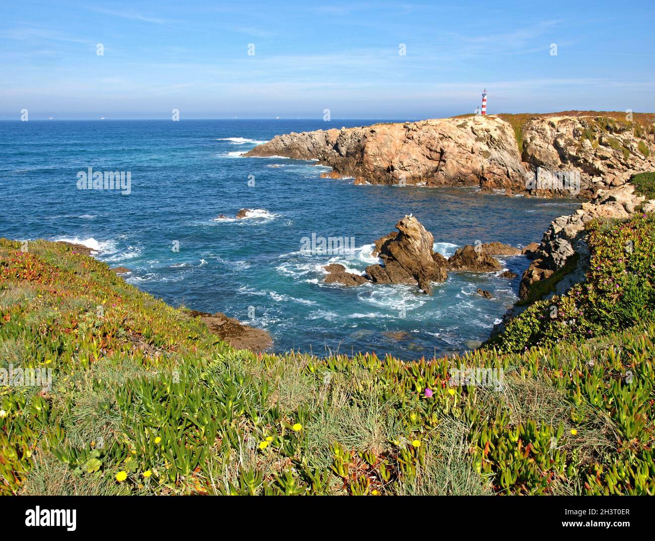 Coastal landscape in western Portugal Stock Photo - Alamy