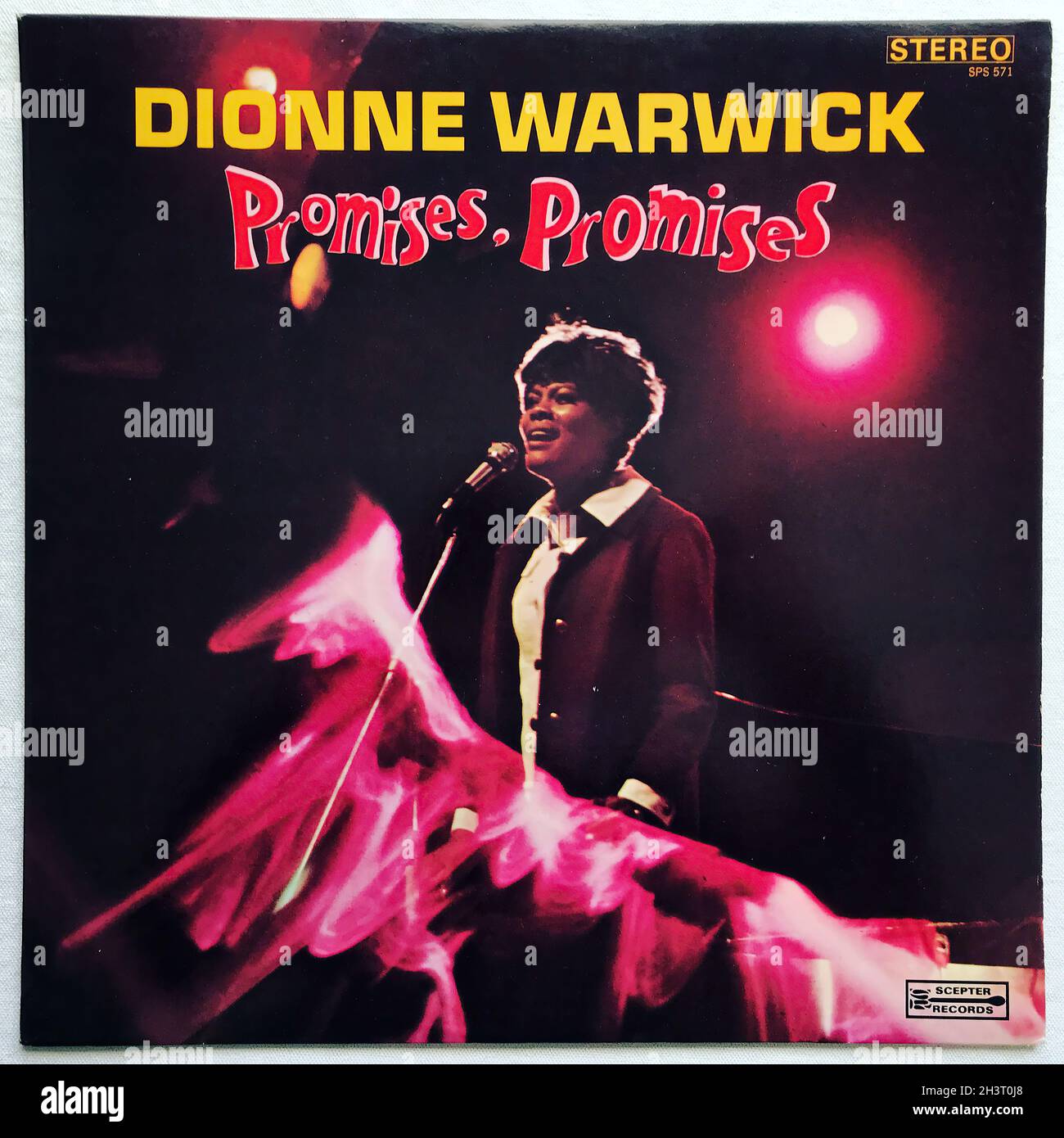 Dionne Warwick (1968) Promises Promises - Original Vinyl Record Stock Photo - Alamy