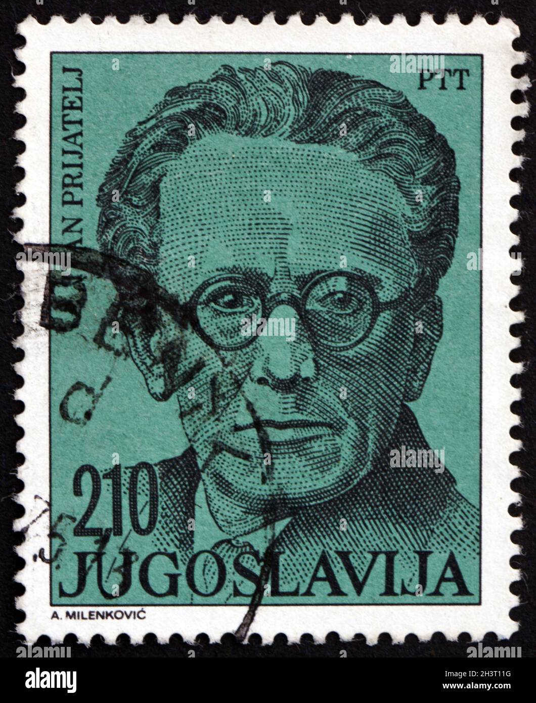 YUGOSLAVIA - CIRCA 1975: a stamp printed in Yugoslavia shows Ivan ...