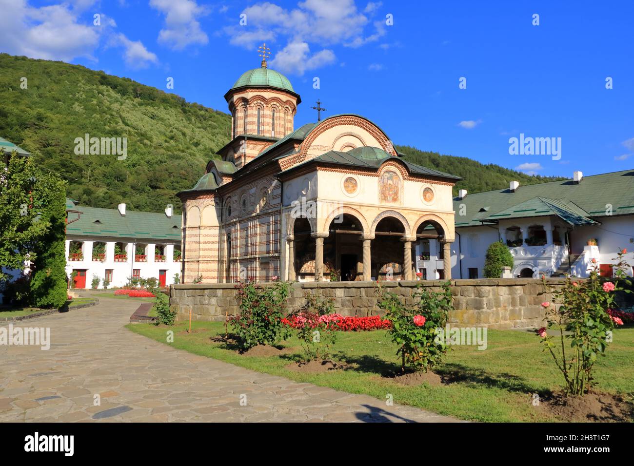 September 4 2021 - Cozia in Romania: The Old Cozia monastery with ...