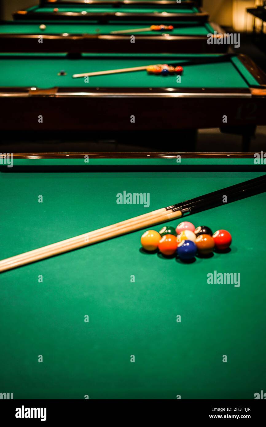 Billiards of image Stock Photo - Alamy