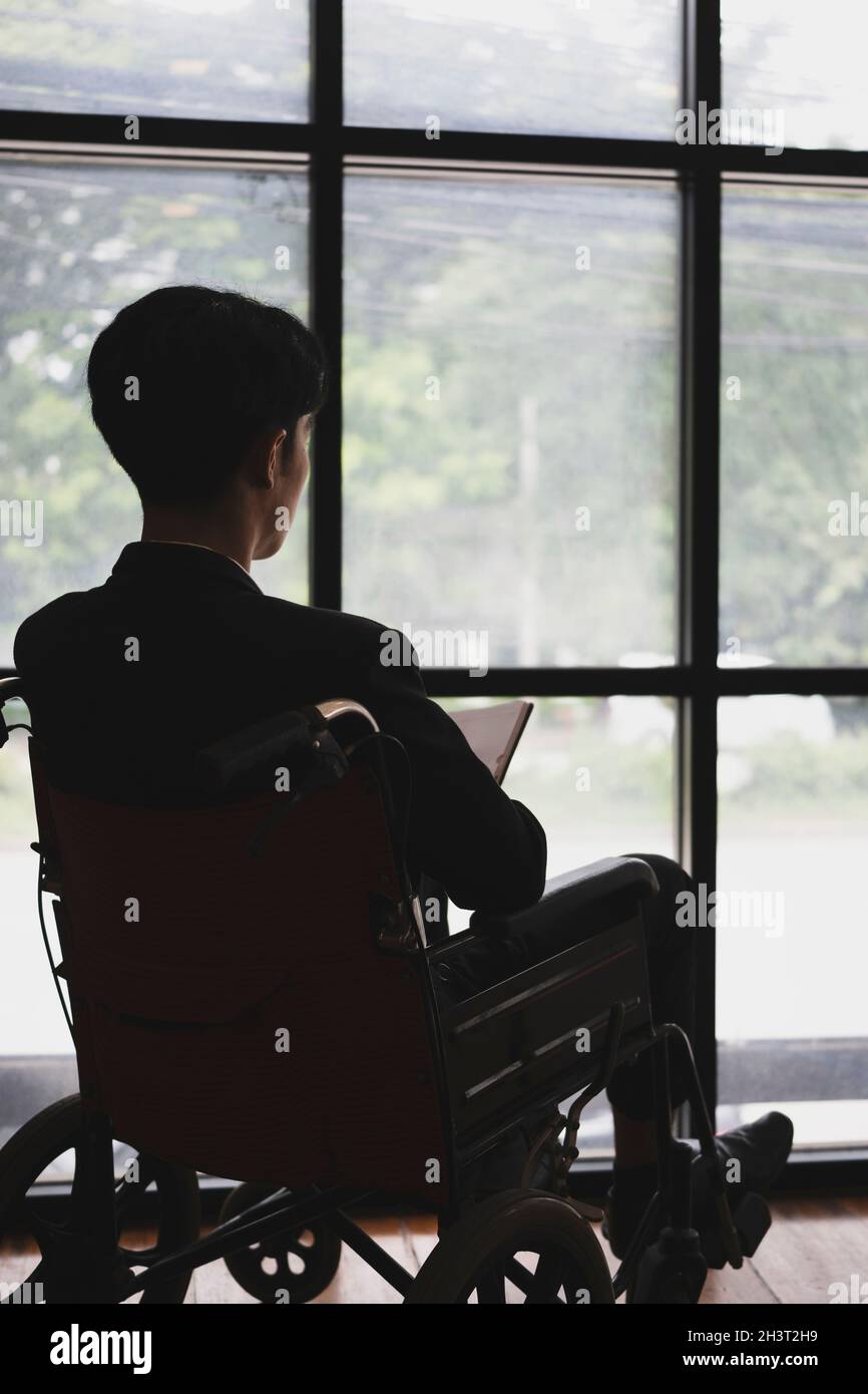 Business male adult profile rear view hi-res stock photography and ...