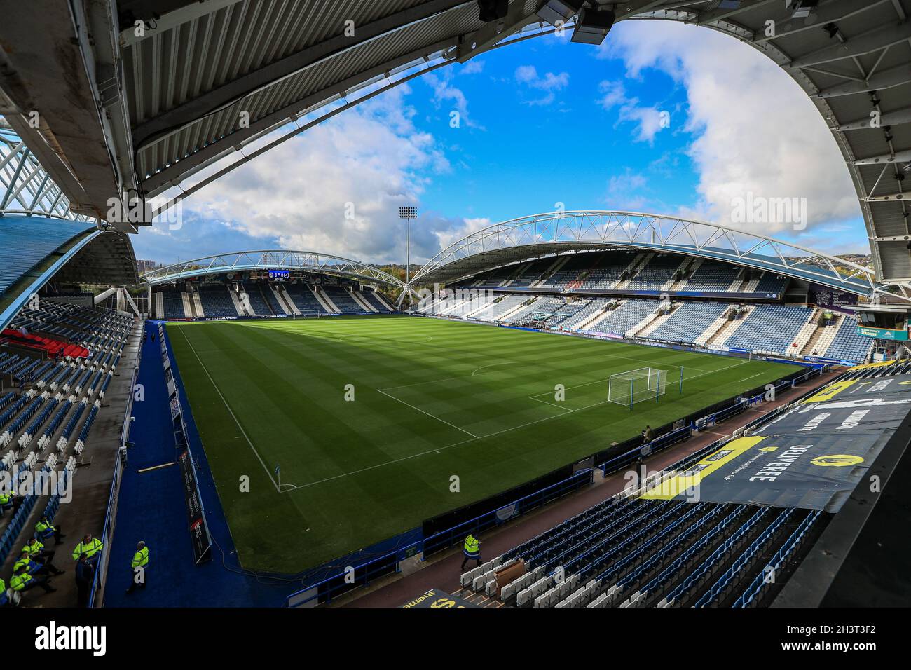 General view inside The John Smith's Stadium ahead of the game Stock ...