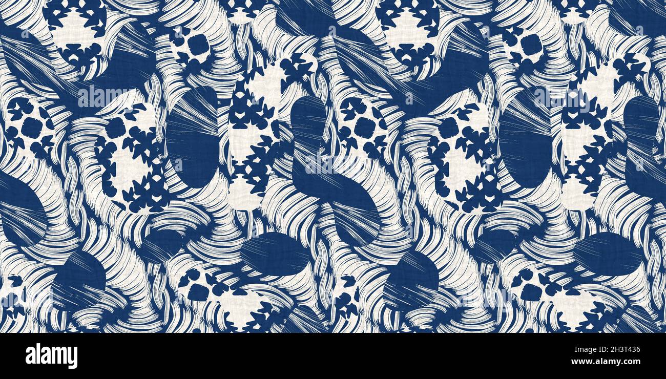 Seamless two tone hand drawn brushed effect pattern border swatch Stock ...