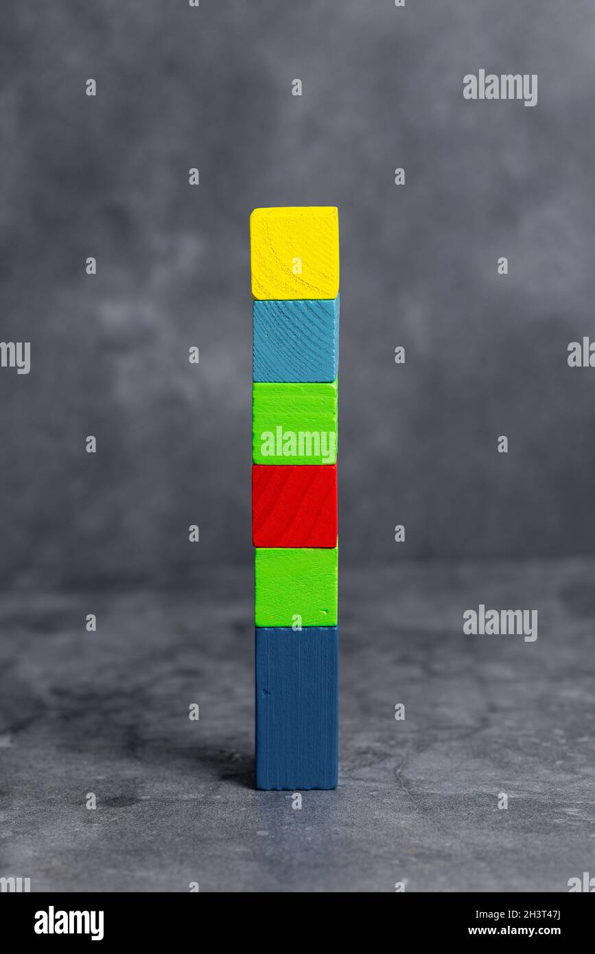 Sample Cube Rectangular Boxes Polished With Multi-Colour Symbolizing ...