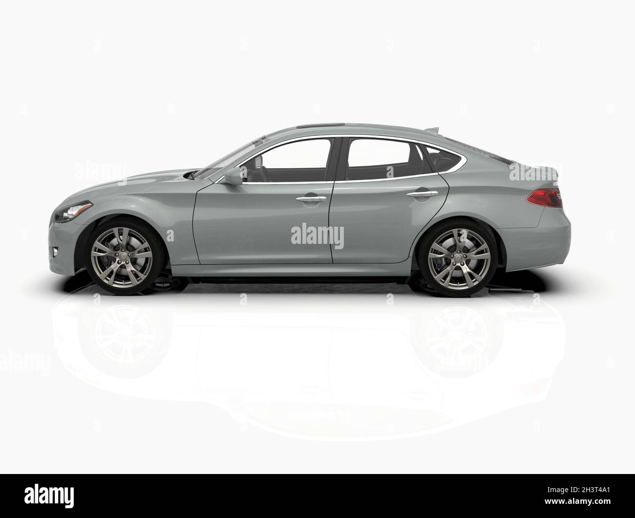 Electric sports coupé Cut Out Stock Images & Pictures - Alamy