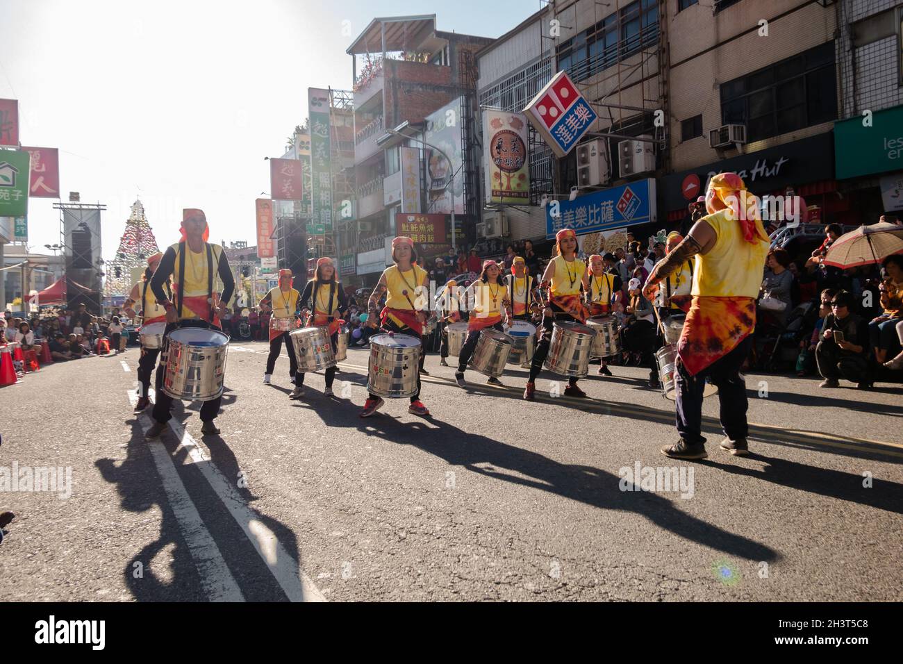 People parade in Puli carnival Stock Photo - Alamy