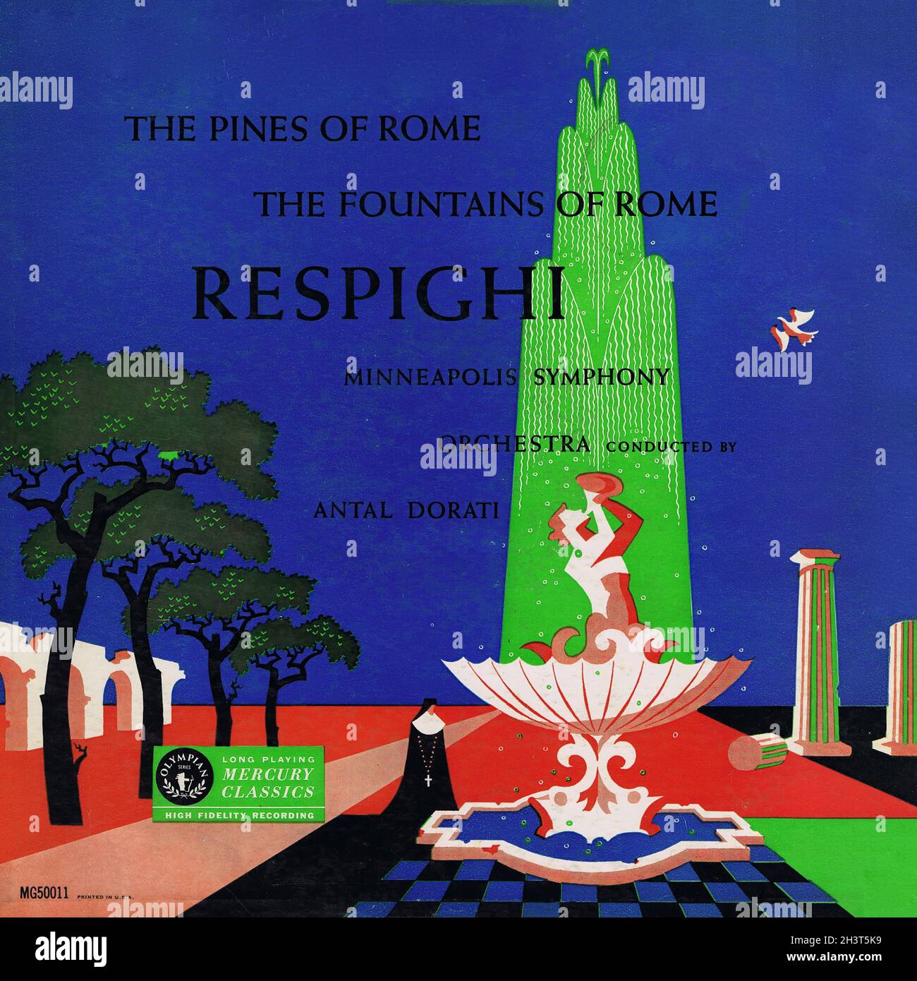 Respighi Pines of Rome Fountains of Rome - Dorati Mercury - Classical ...