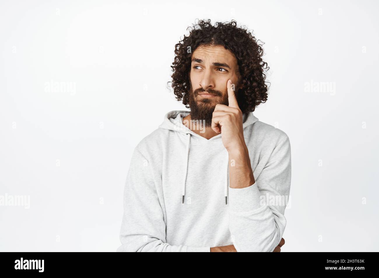 Space decision making face hand hi-res stock photography and images - Alamy