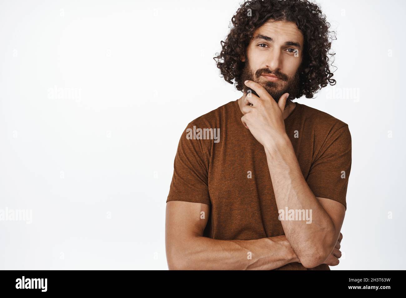 Space decision making face hand hi-res stock photography and images - Alamy