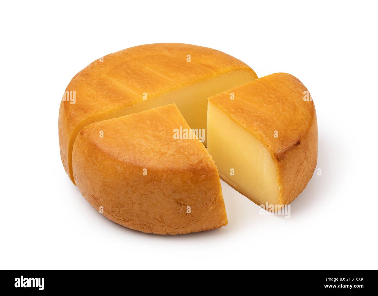 Smoked natural cheese Stock Photo - Alamy