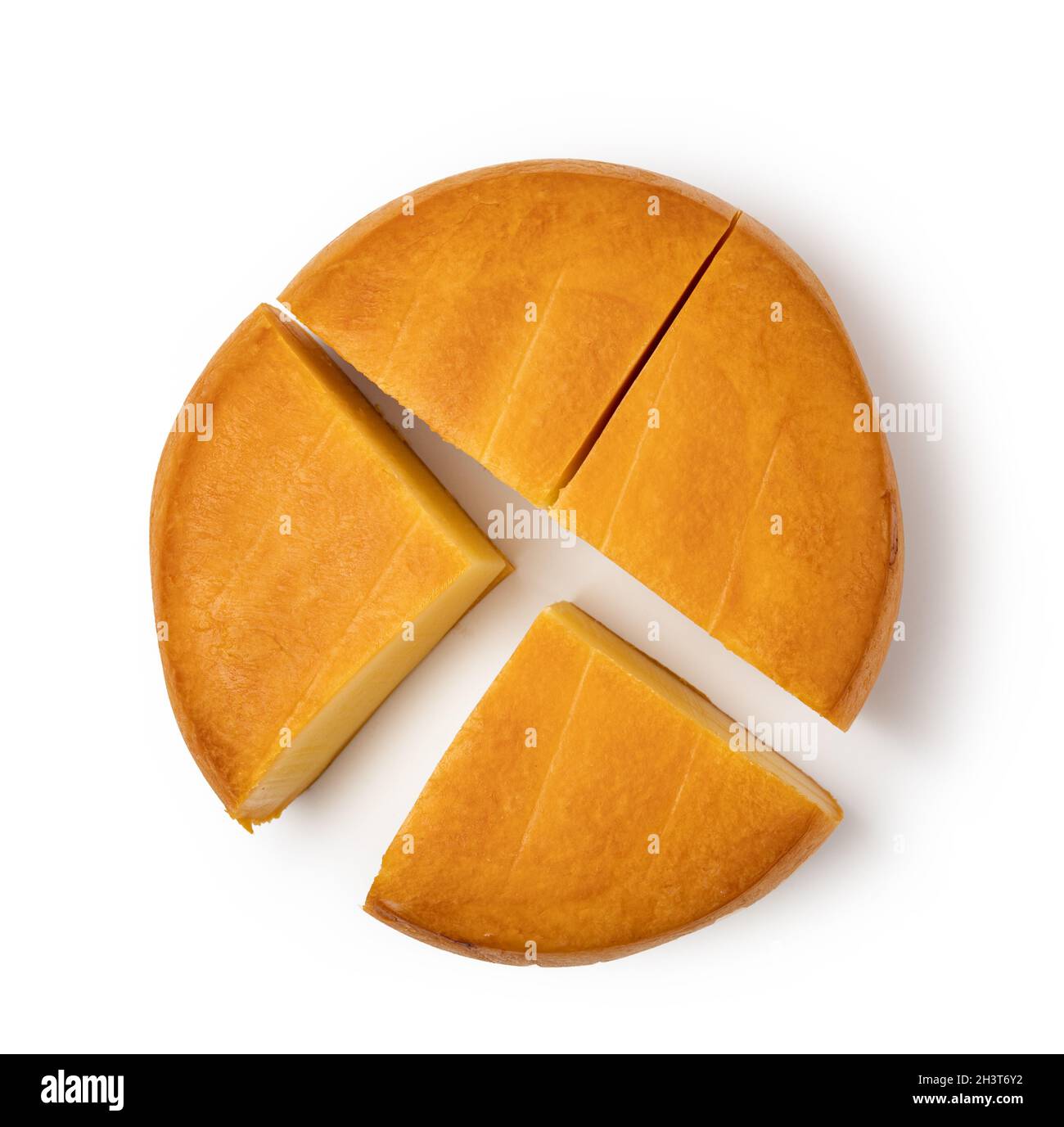 Smoked natural cheese Stock Photo - Alamy
