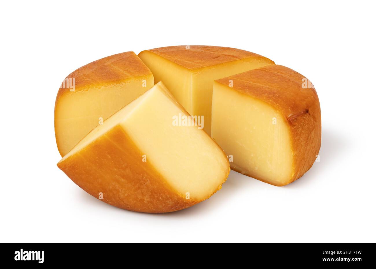 Smoked natural cheese Stock Photo - Alamy