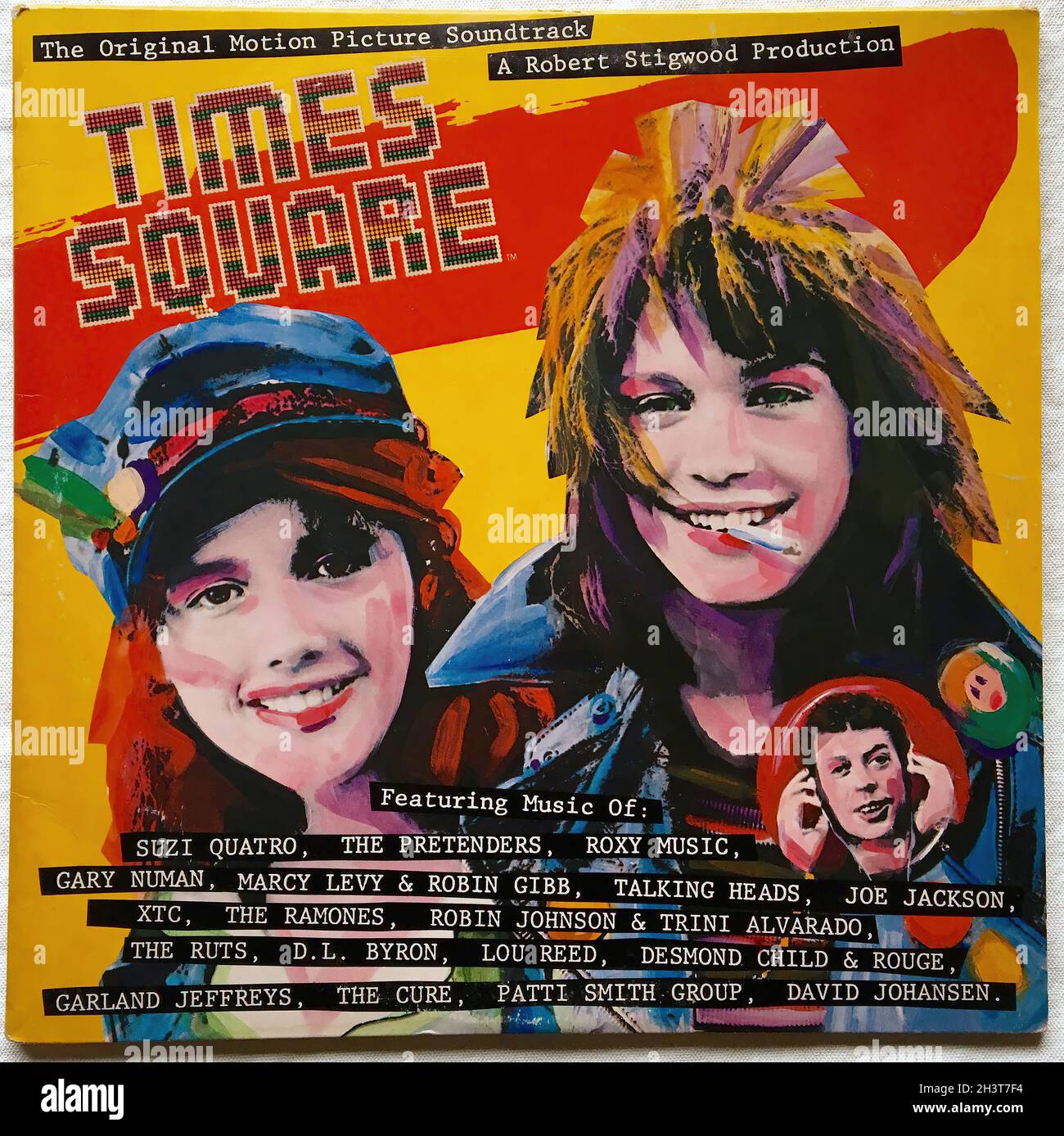 Times Square Lp Soundtrack Vinyl - Original Vinyl Record Stock Photo ...