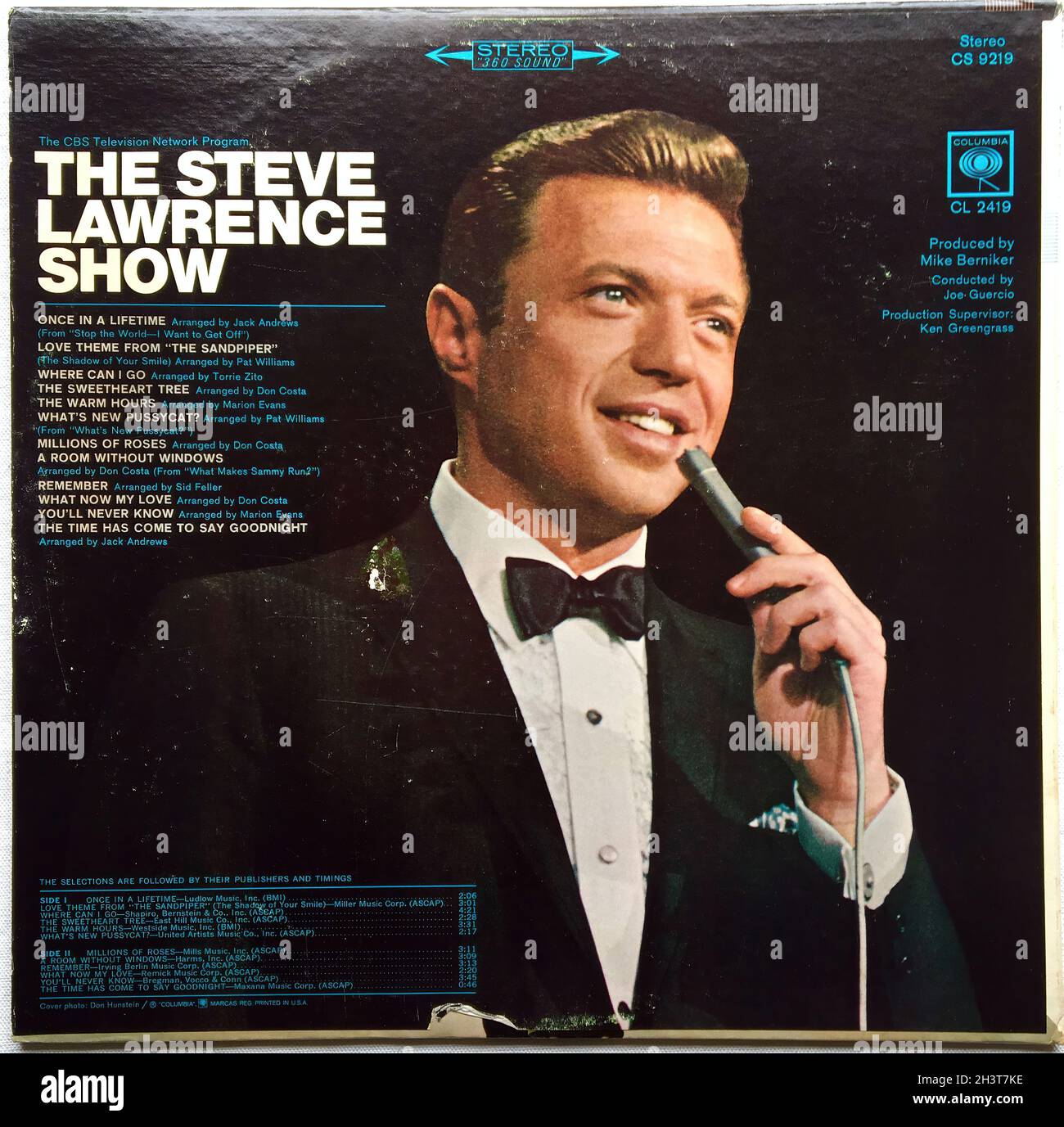 1960s - The Steve Lawrence Show Lp Stock Photo - Alamy