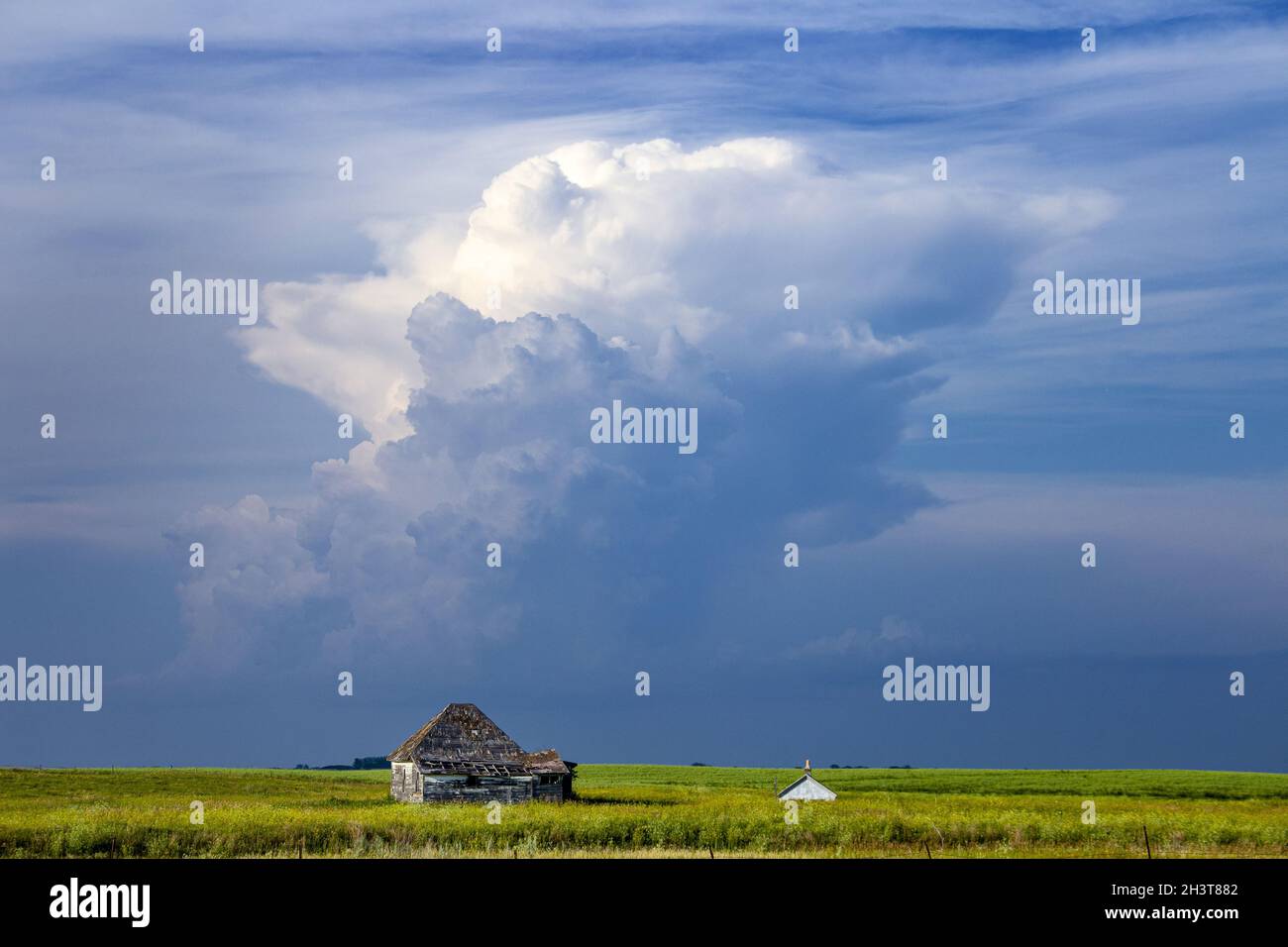 Prairie Storm Clouds Canada Stock Photo - Alamy