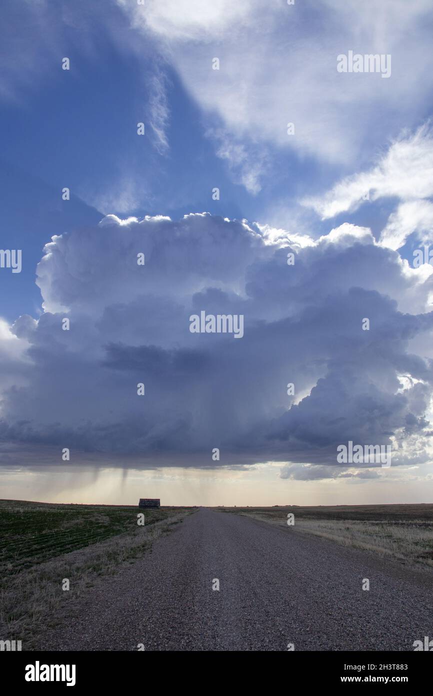 Prairie Storm Clouds Canada Stock Photo - Alamy