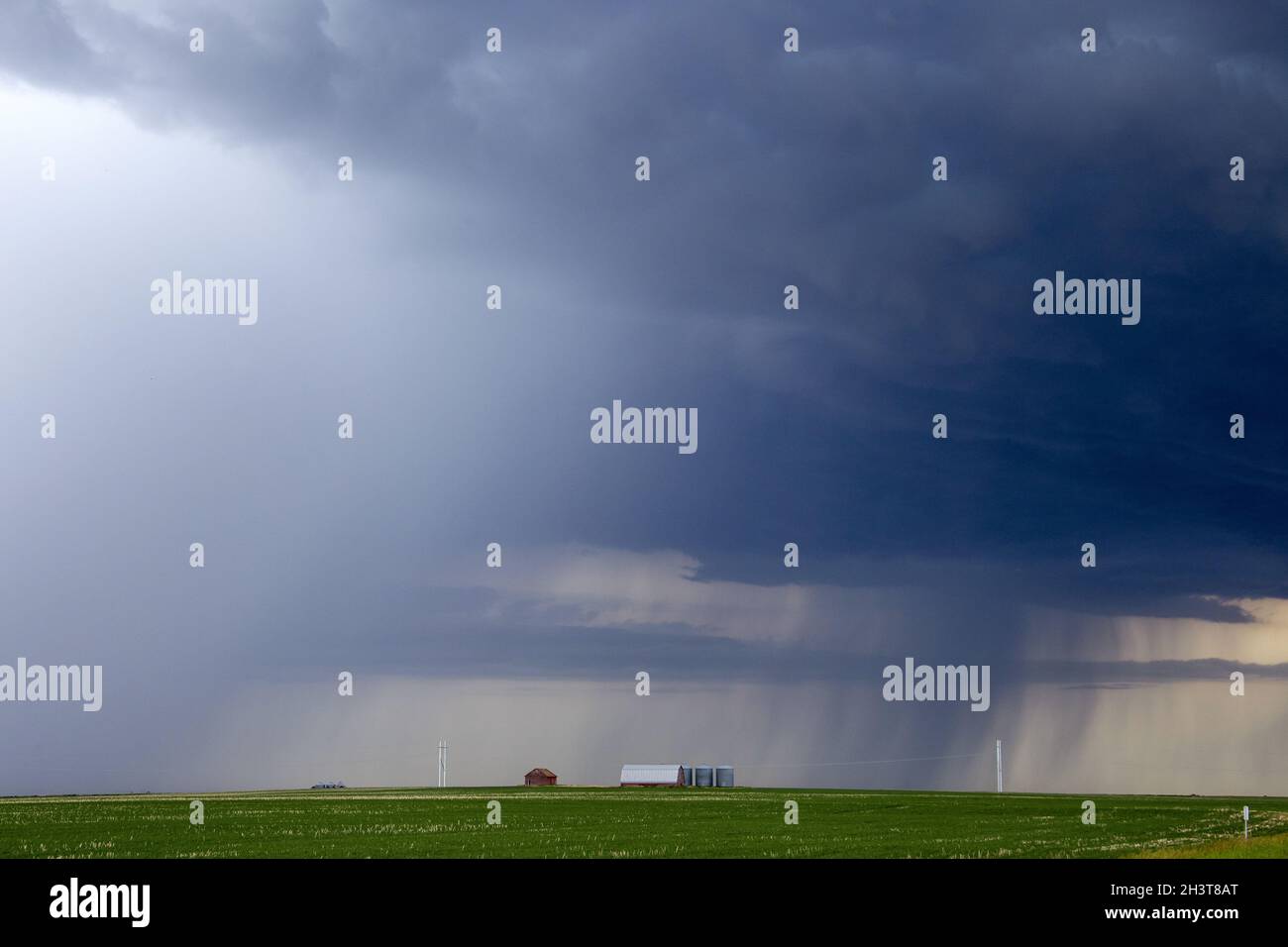 Prairie Storm Clouds Canada Stock Photo - Alamy