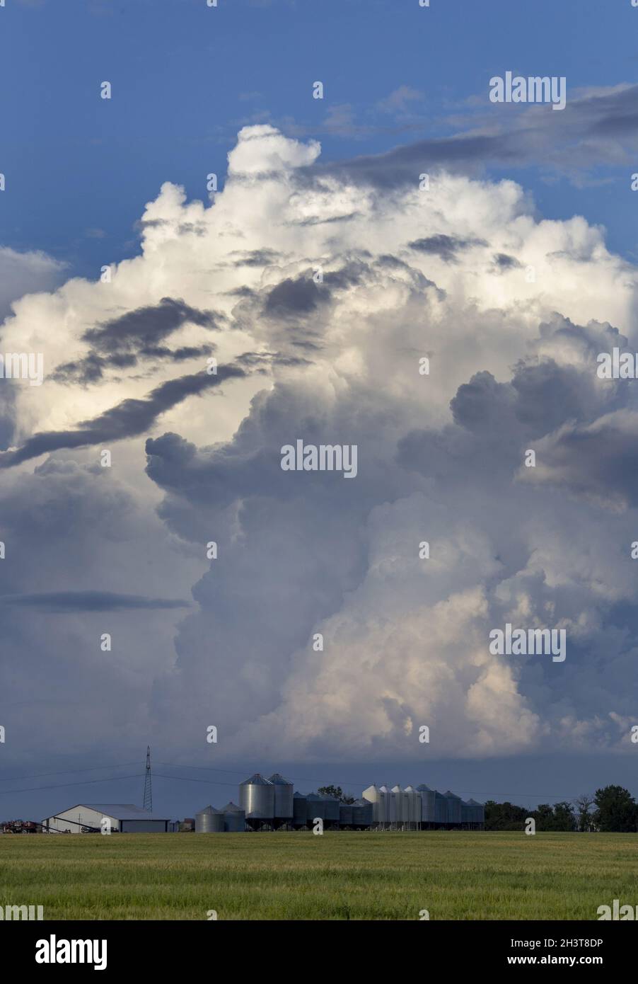 Prairie Storm Clouds Canada Stock Photo - Alamy