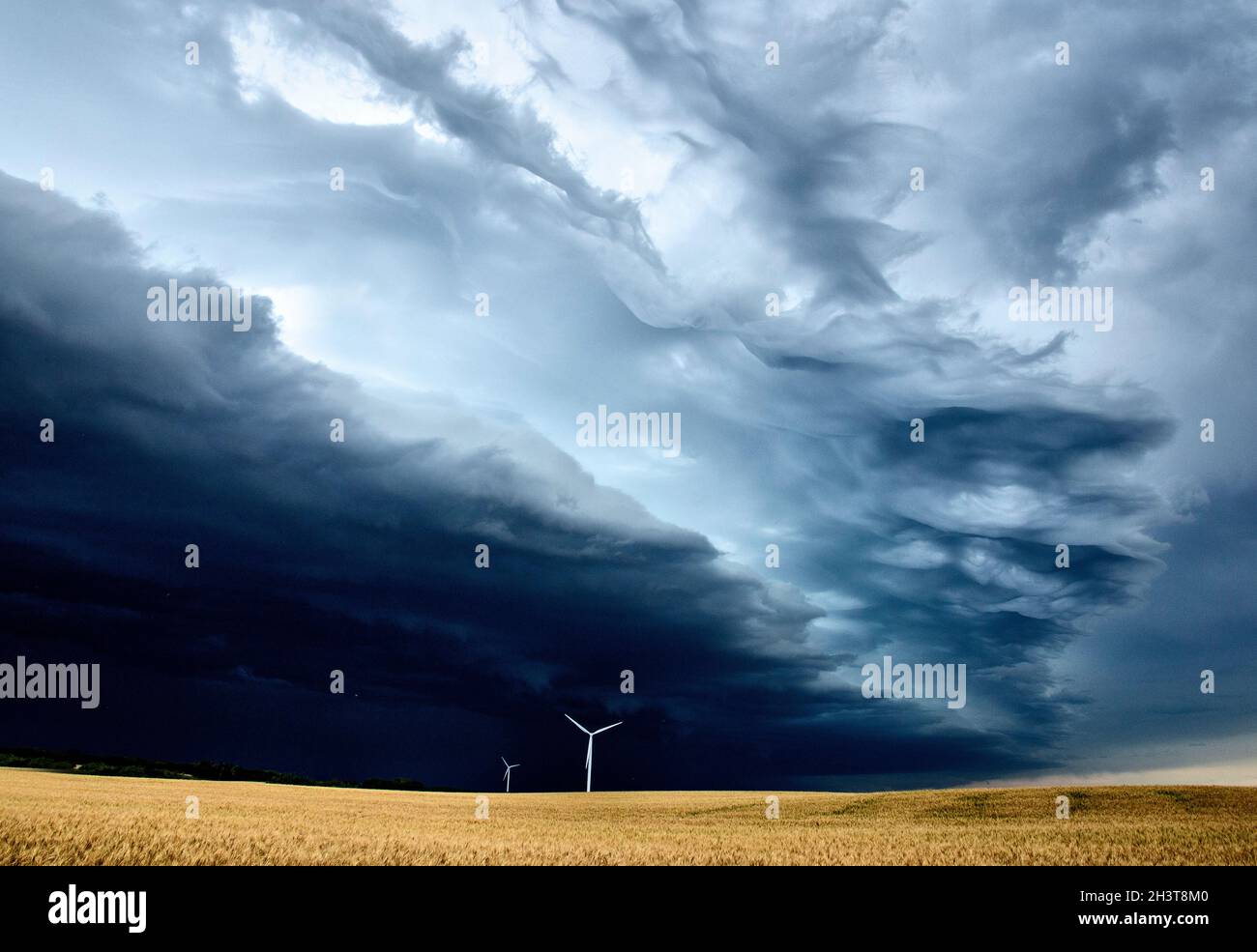 Prairie Storm Clouds Canada Stock Photo - Alamy