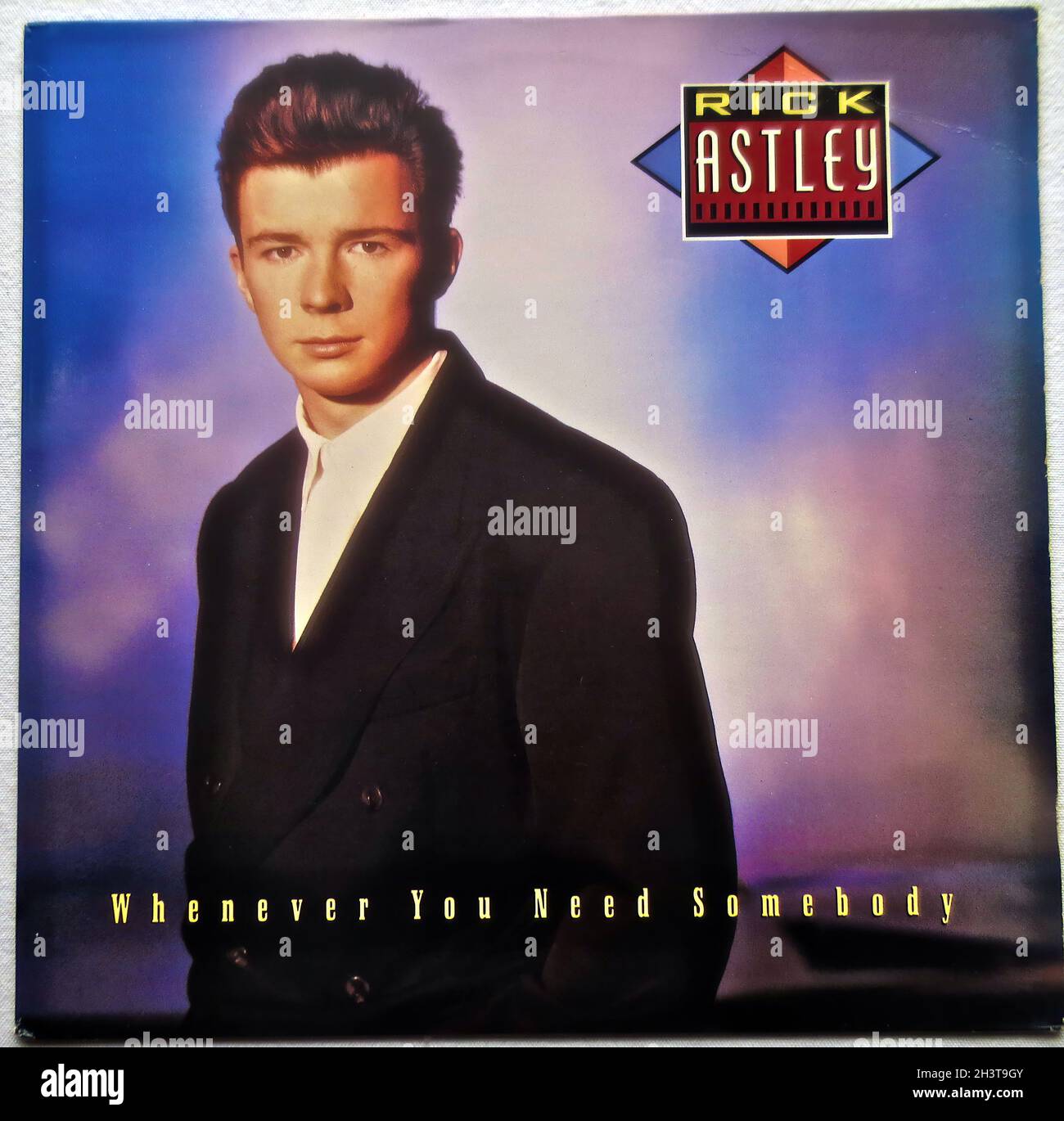 1980s Rick Astley Vintage Vinyl Lp Record Album 1 - Original Vinyl ...