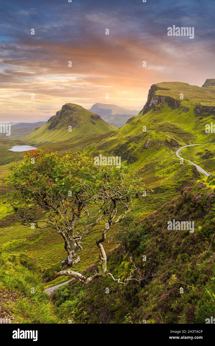 Scottish Highlands landscape - The Quiraing, Isle of Skye - Scotland ...