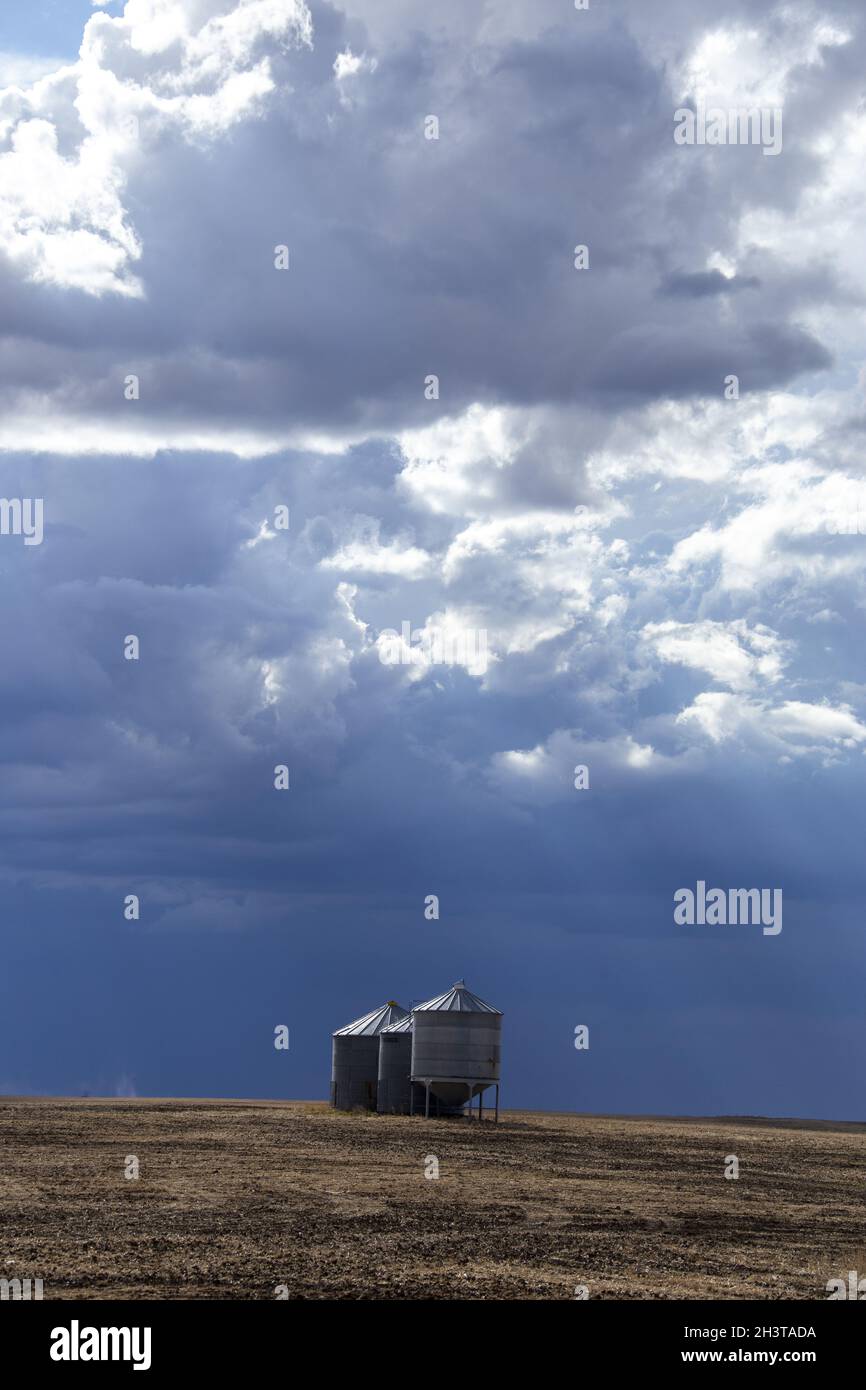 Prairie Storm Clouds Canada Stock Photo - Alamy