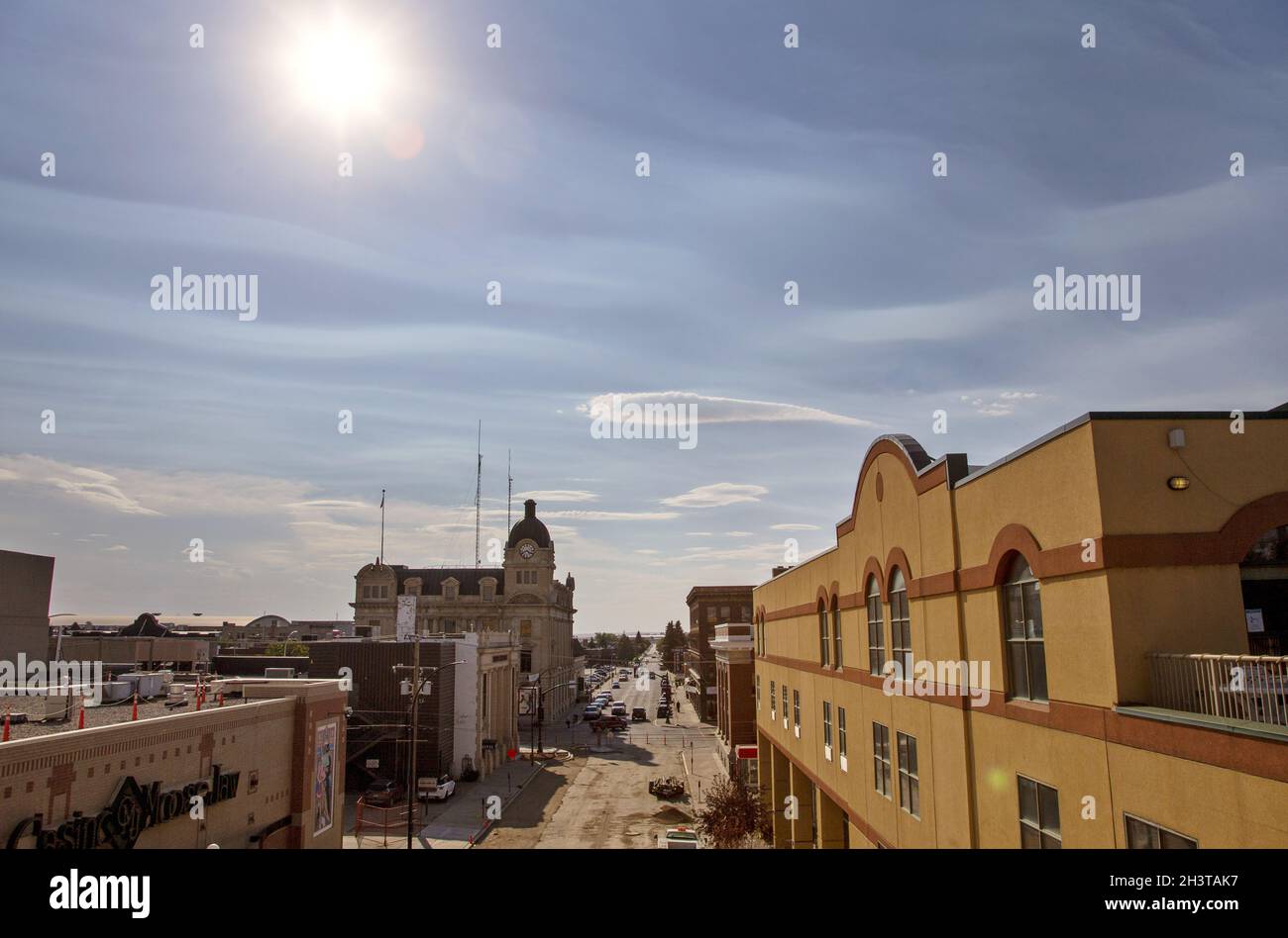 Downtown Moose Jaw Stock Photo - Alamy