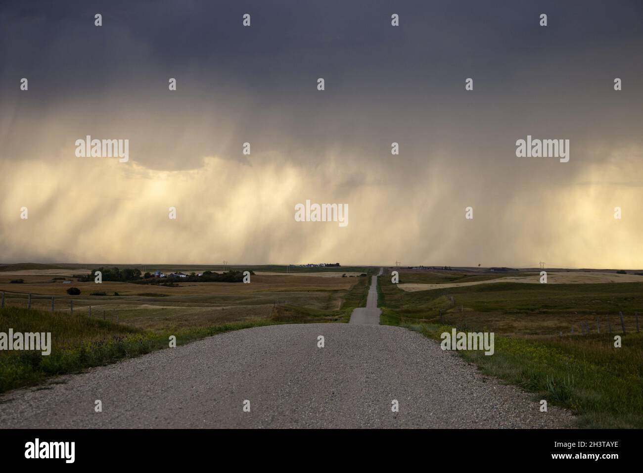 Prairie Storm Clouds Canada Stock Photo - Alamy