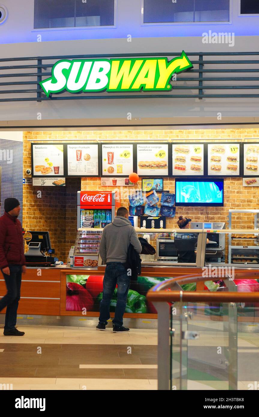 Subway restaurant interior hi-res stock photography and images - Alamy