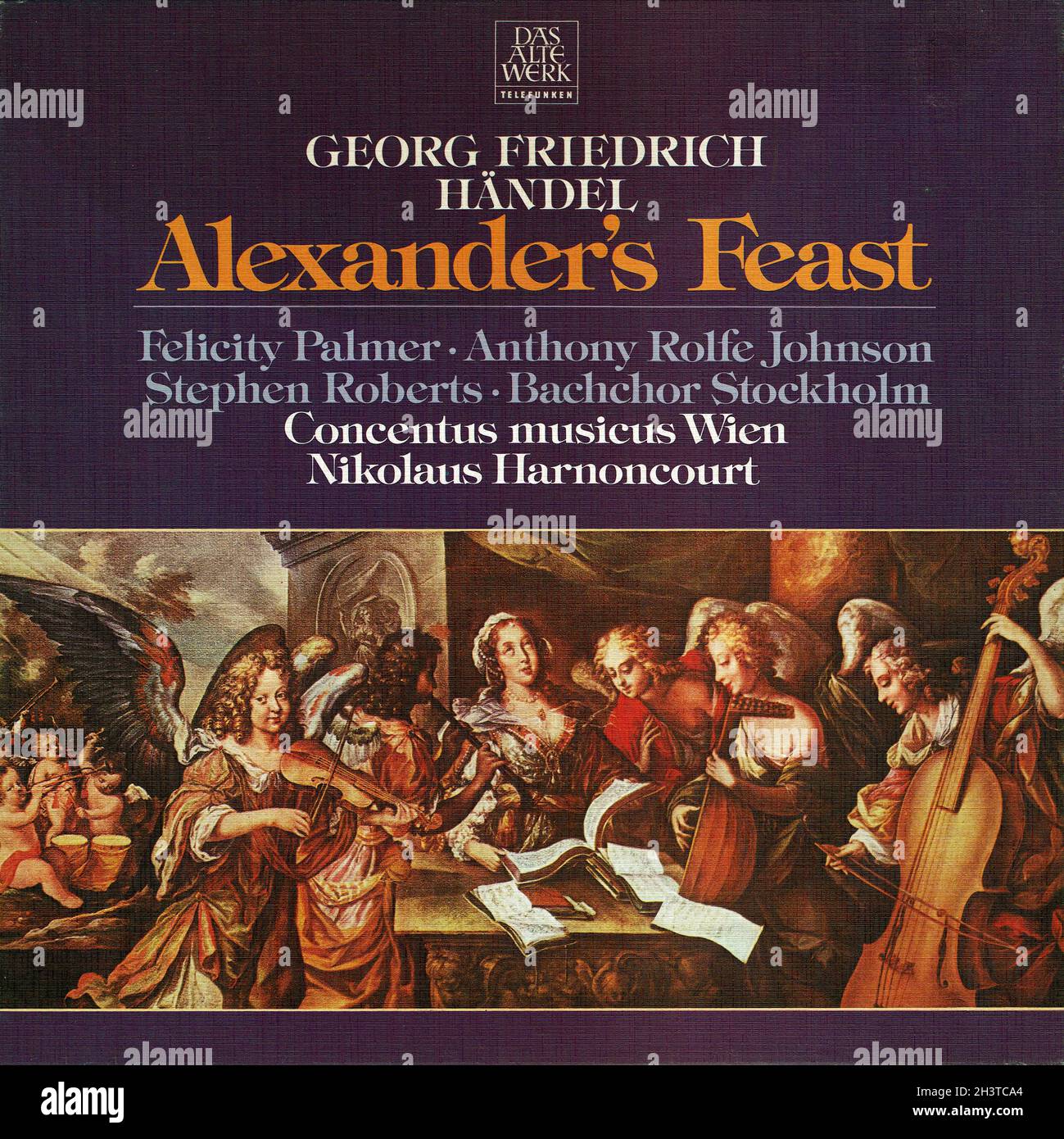 Handel Alexander's Feast - Harnoncourt Telefunken 1 - Classical Music Vintage Vinyl Record Stock ...