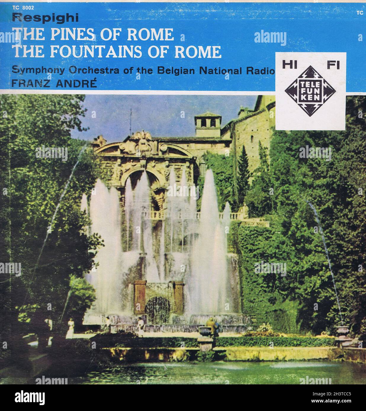 Respighi Pines & Fountains of Rome - Andre Telefunken - Classical Music Vintage Vinyl Record ...