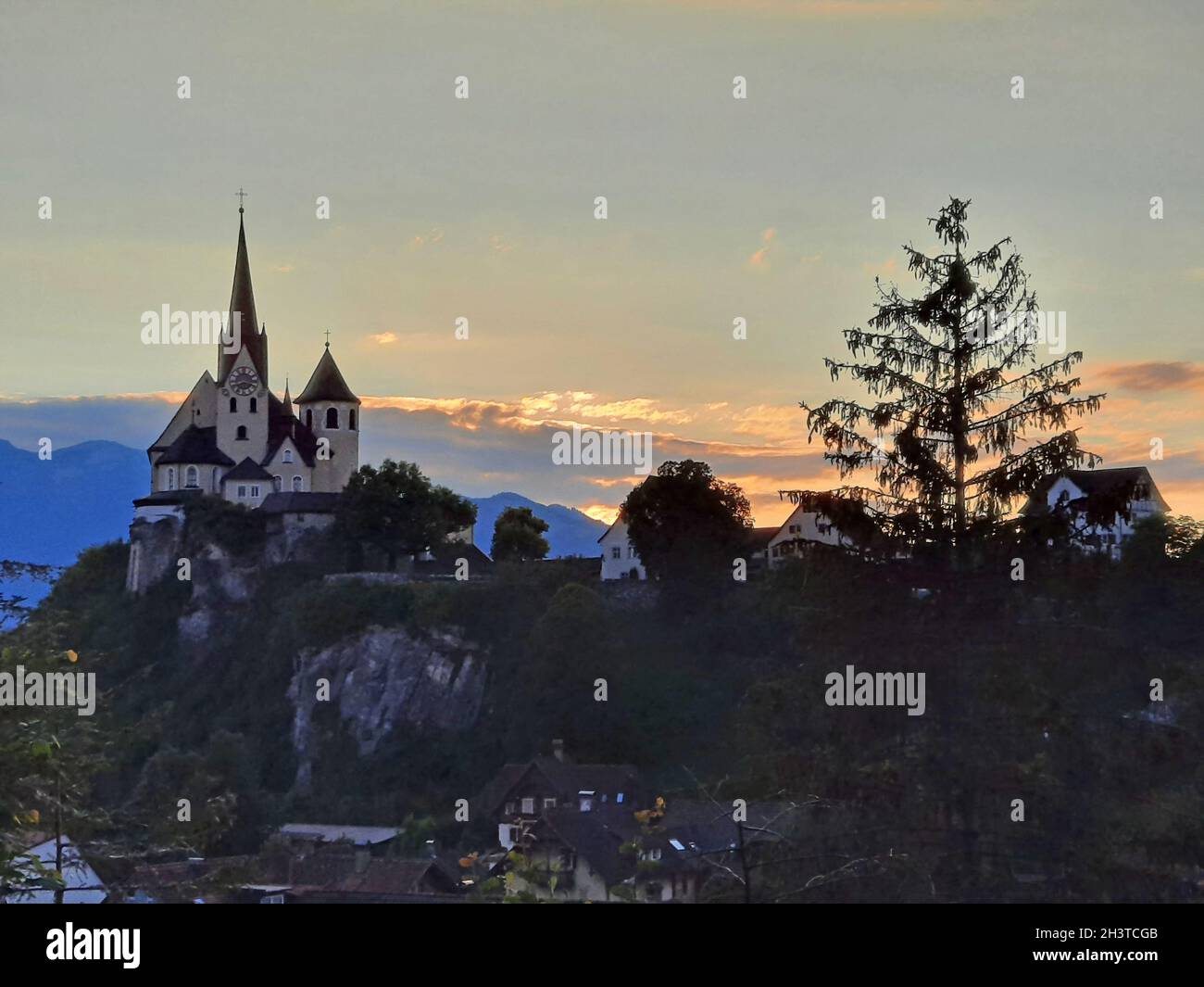 Basilica in Rankweil Stock Photo - Alamy