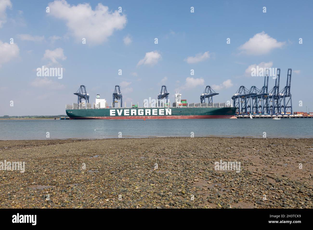 Evergreen Ever Given container ship which famously blocked the Suez ...