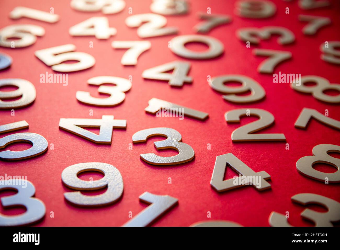 Mathematics background made with solid numbers Stock Photo - Alamy