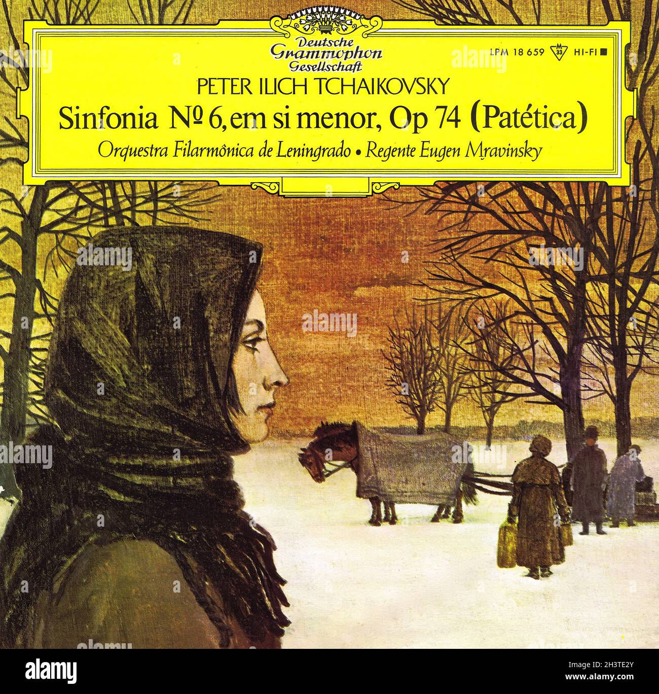 Tchaikovsky Symphony 6 - Mravinsky DGG Tulips - Classical Music Vintage ...
