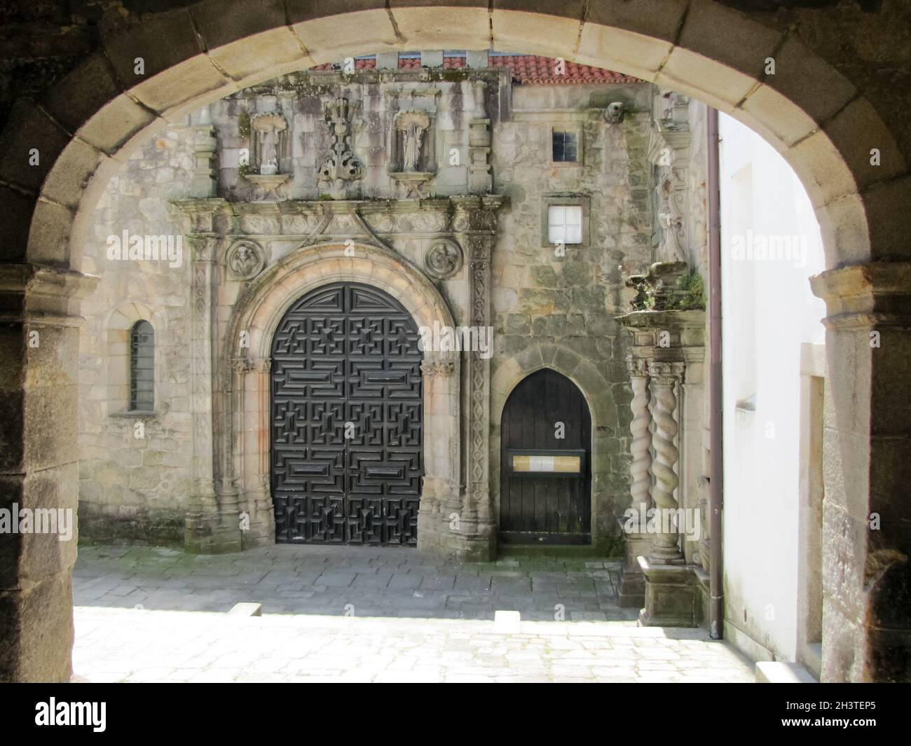 Architecture of a Christian Catholic cathedral in proud Porto, Portugal ...
