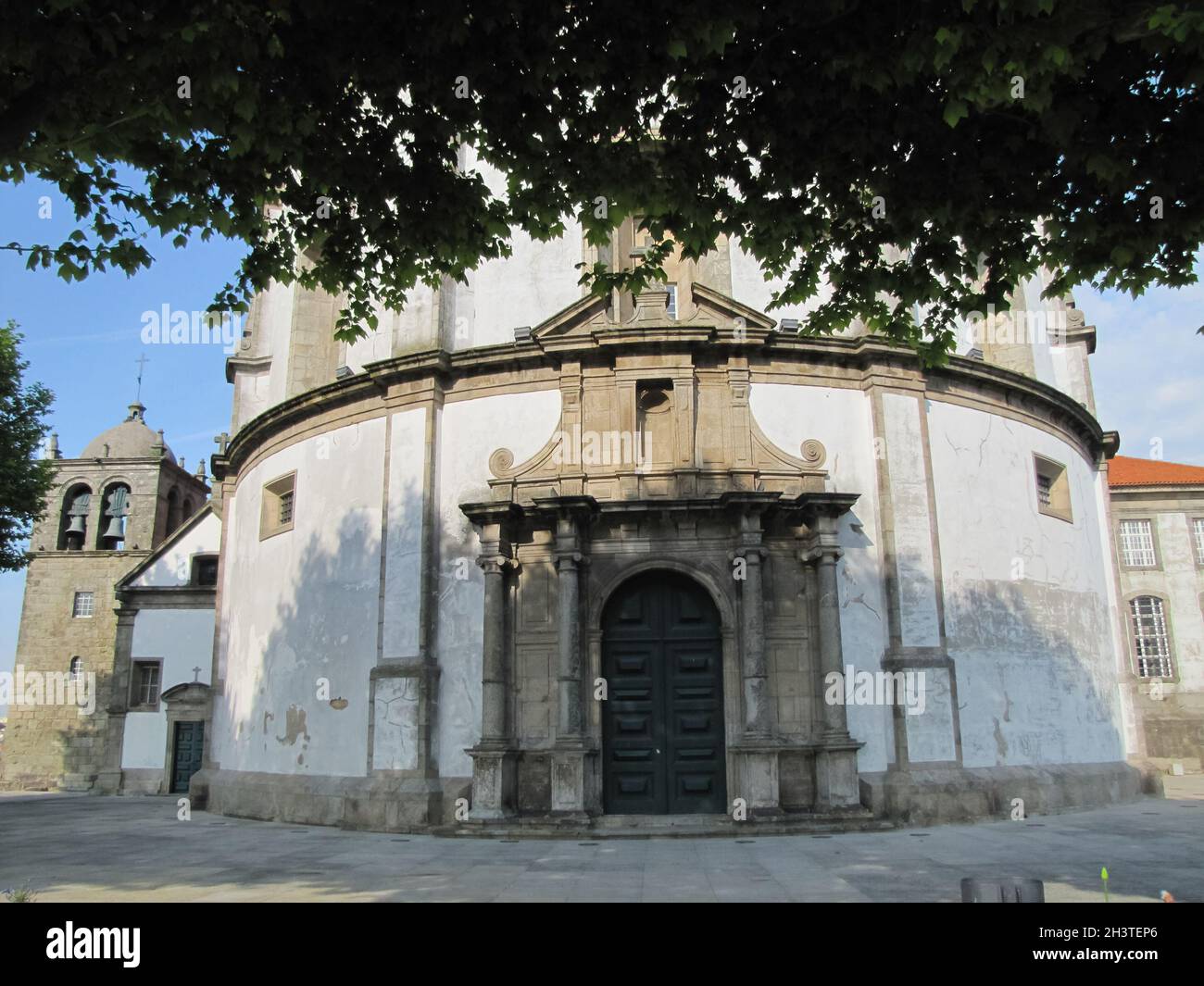 Architecture of a Christian Catholic cathedral in proud Porto, Portugal ...