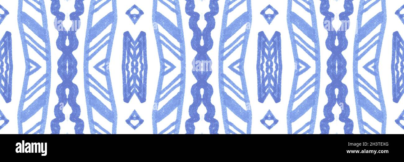 Seamless peruvian pattern. Hand drawn aztec illustration Stock Photo ...