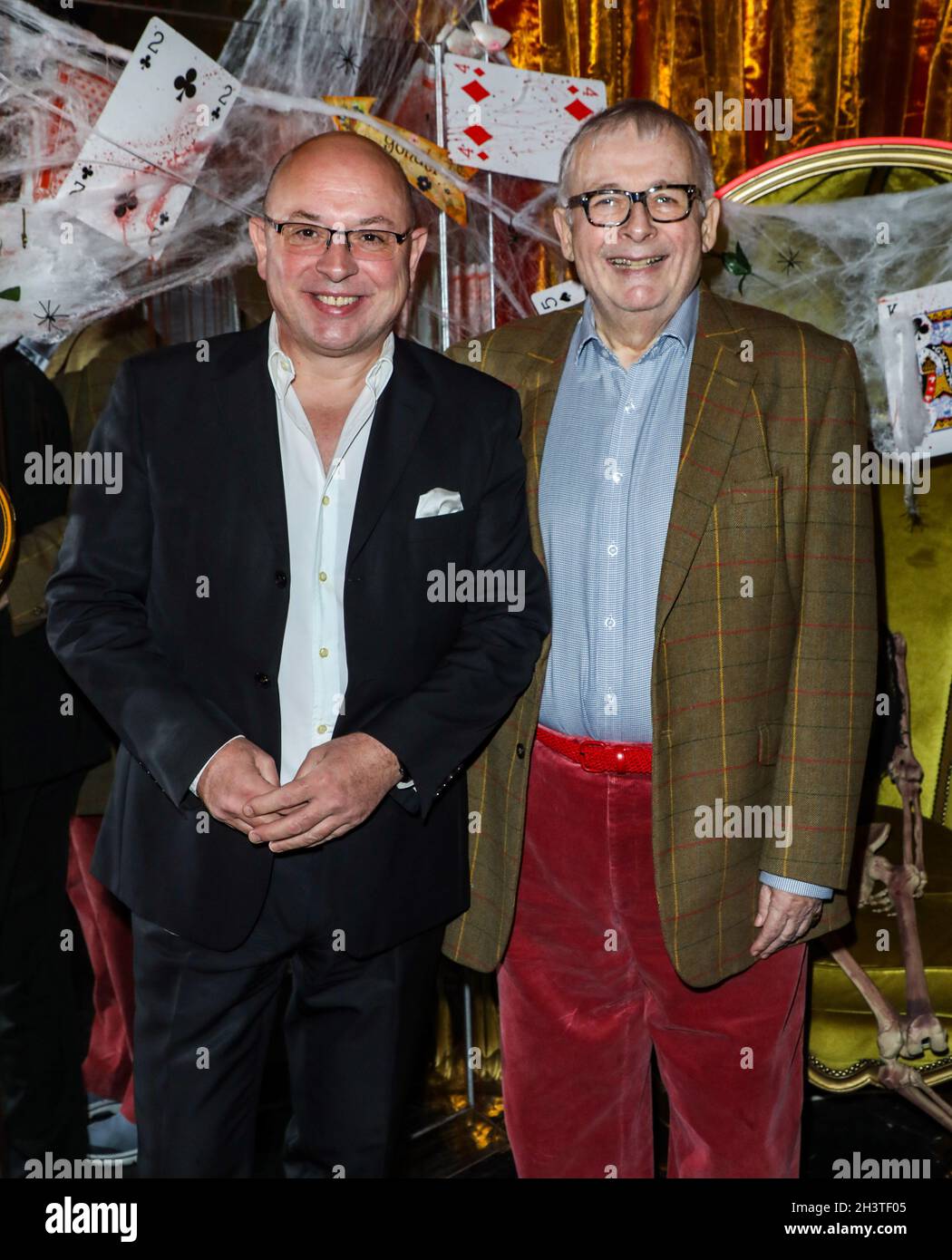 London, UK. 28th Oct, 2021. Neil Sinclair and Christopher Biggins are ...