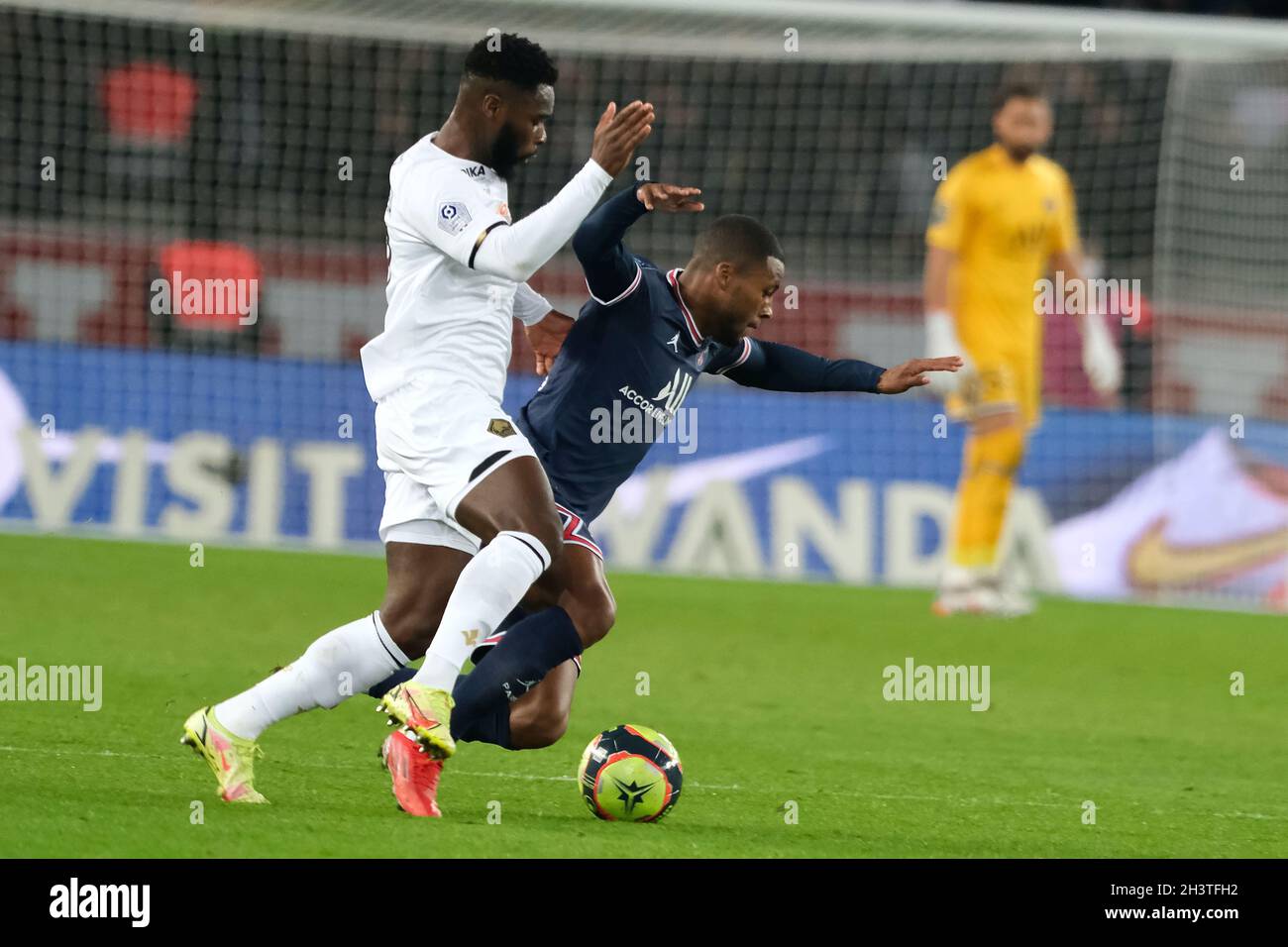 Paris, France. 30th Oct, 2021. GEORGINIO WIJNALDUM Midfield of PSG in ...