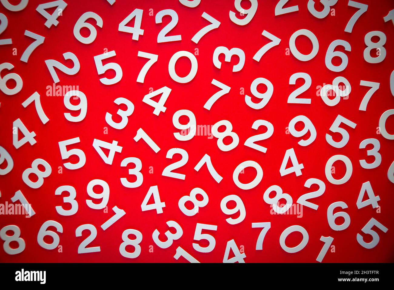 Mathematics background made with solid numbers Stock Photo - Alamy