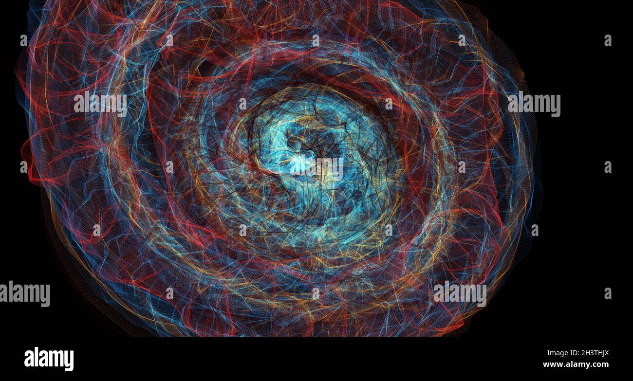Glowing cosmic vortex or super nova illustration. Abstract creative ...
