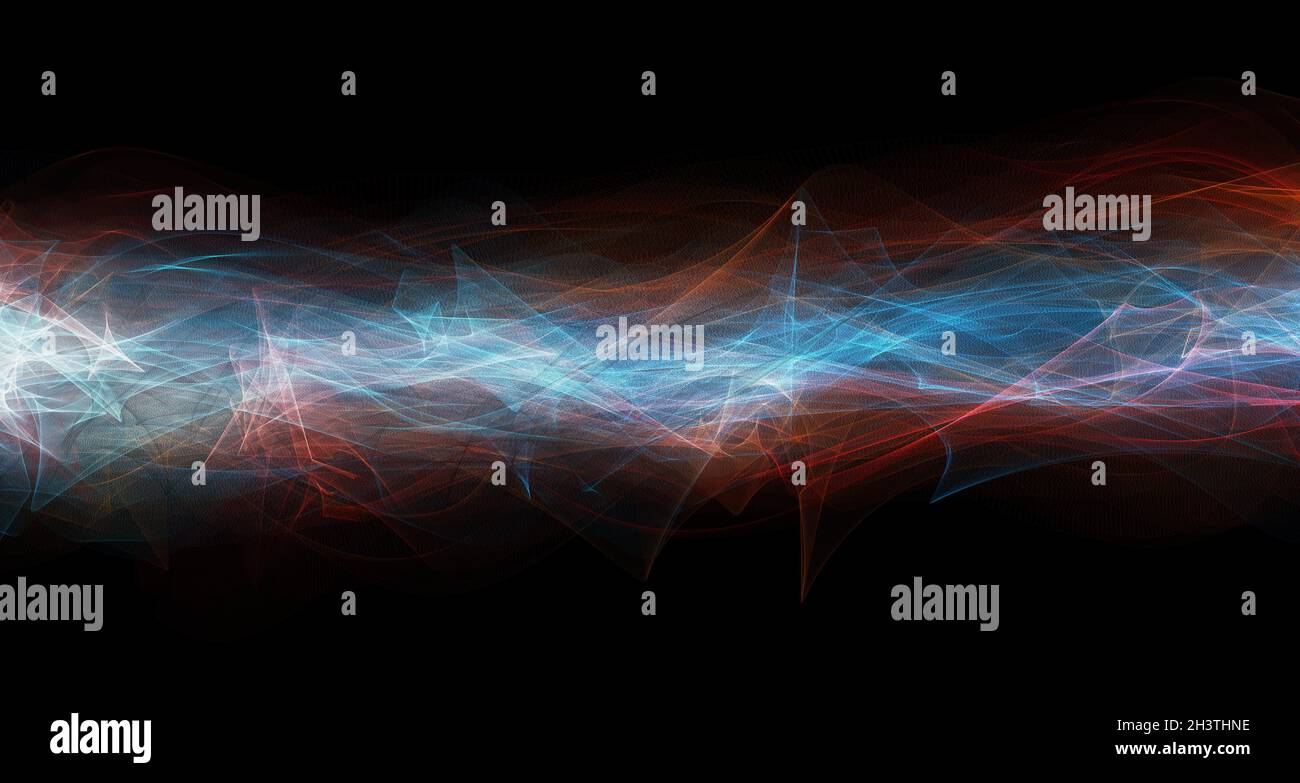 audio soundwave. Colorful music pulse oscillation. Glowing impulse ...