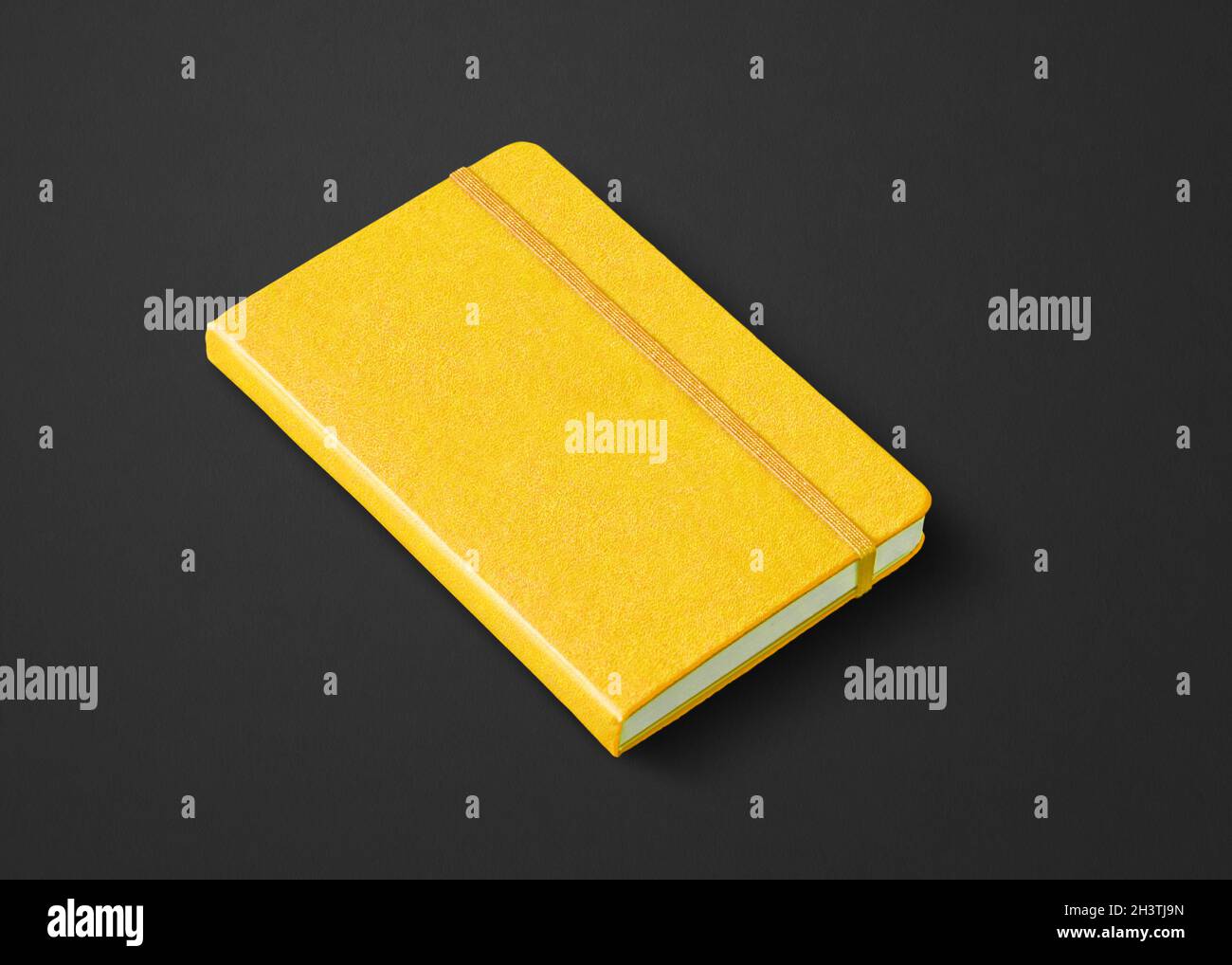 Closed yellow blank book mockup hi-res stock photography and images - Alamy