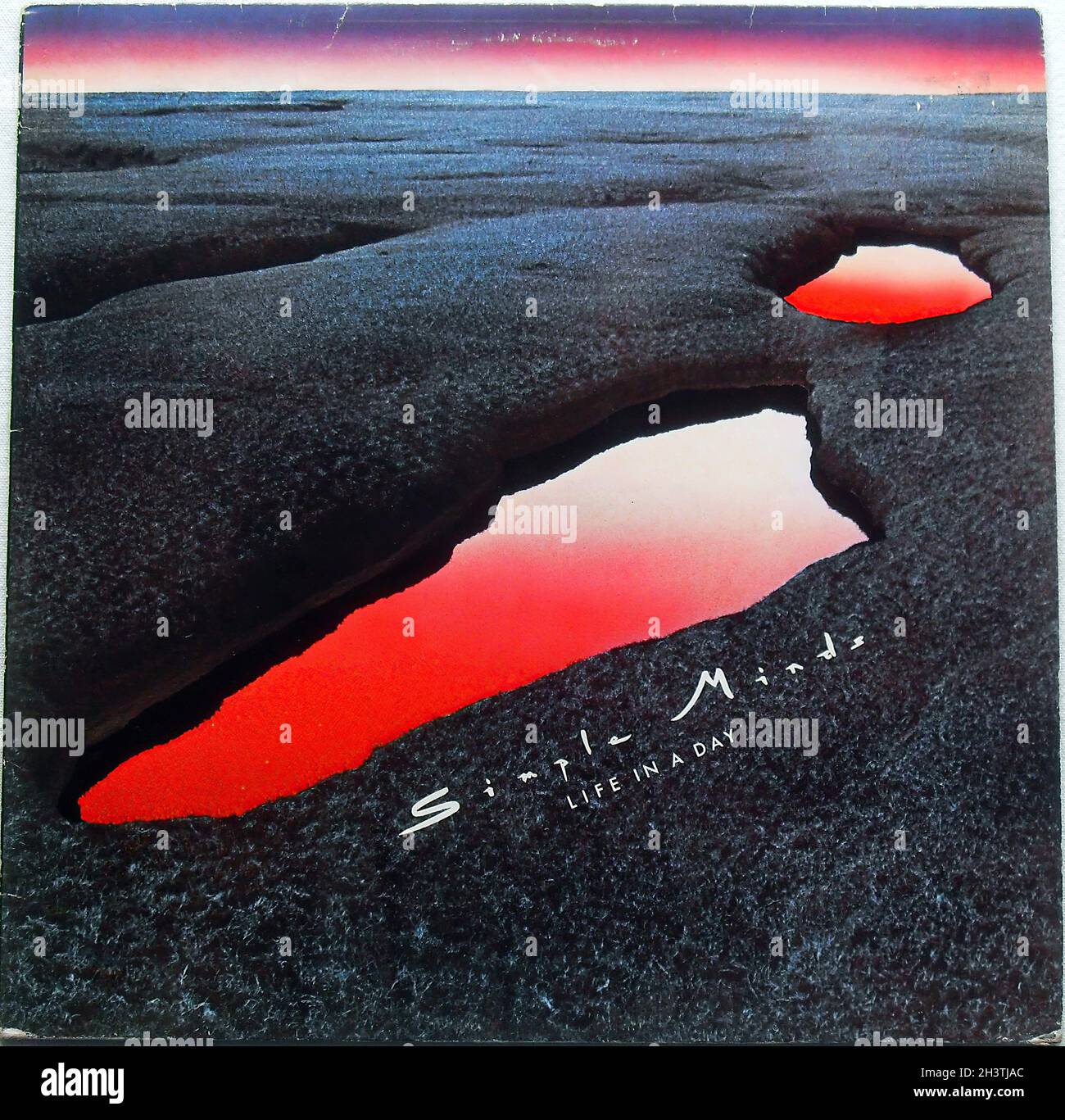 1979 Simple Minds Vinyl Record Life in a Day Sleeve Graphics Stock ...