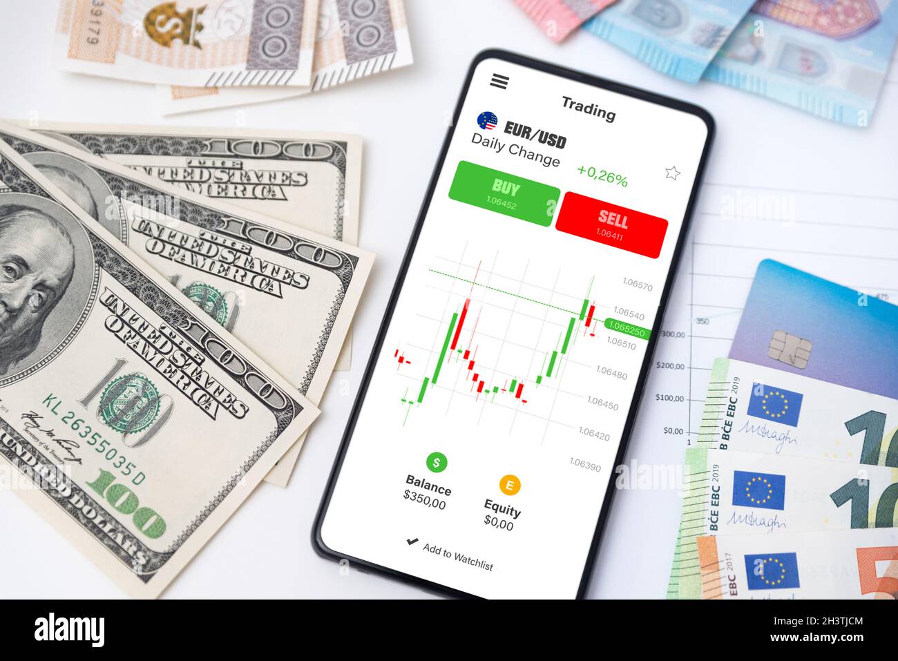 Trading ui hi-res stock photography and images - Alamy