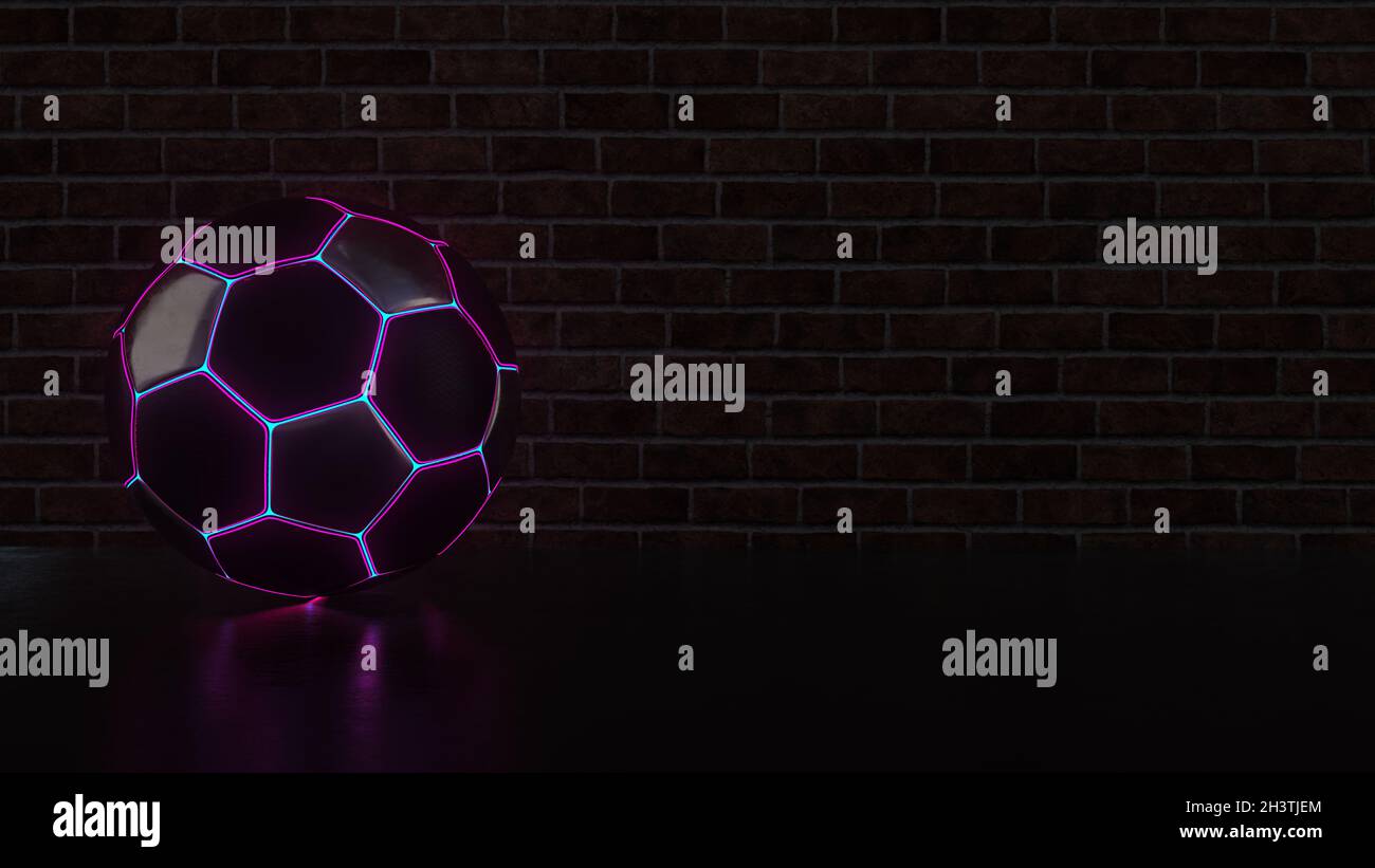 Cyber Punk Football Stock Photo - Alamy